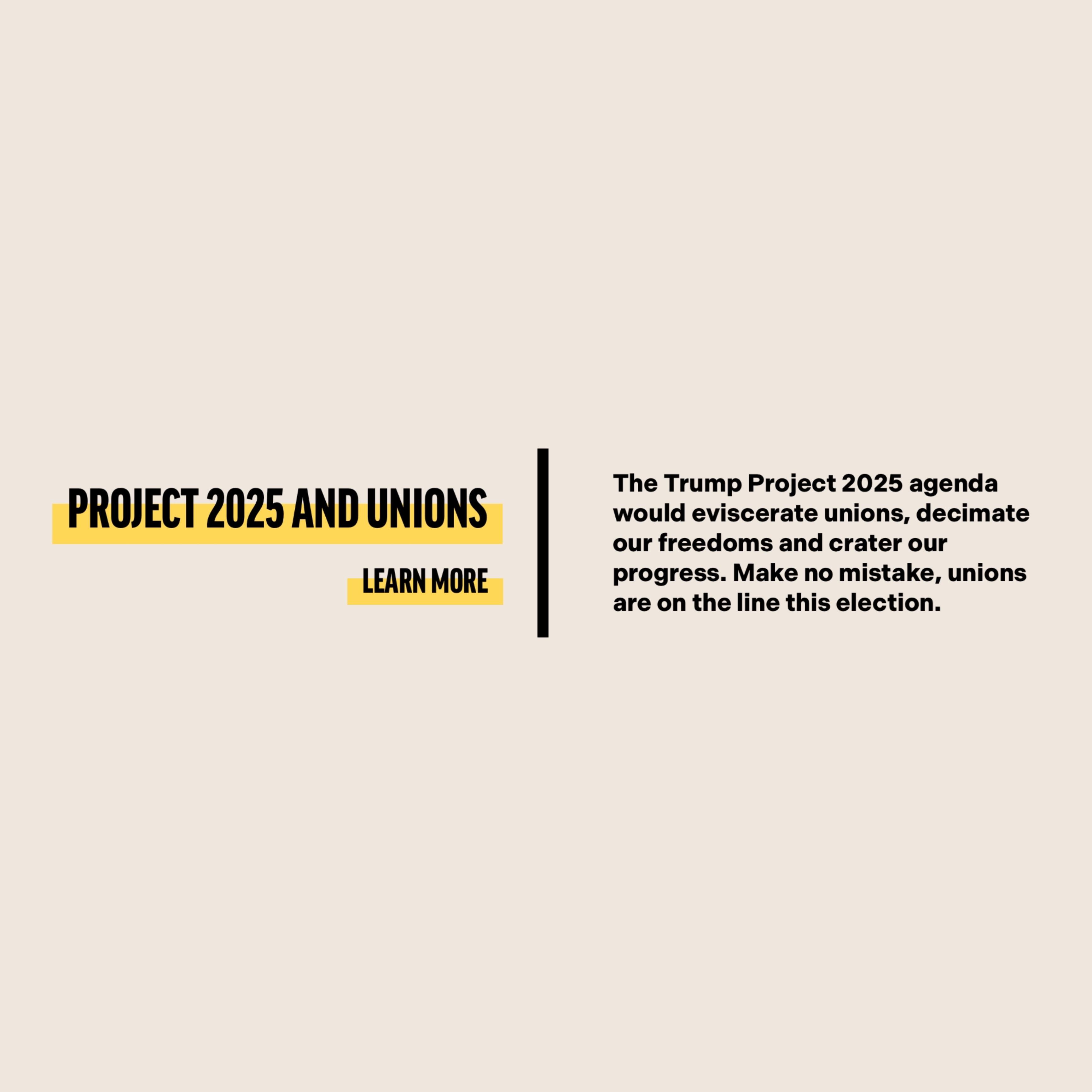 PROJECT 2025 AND UNIONS | IFPTE